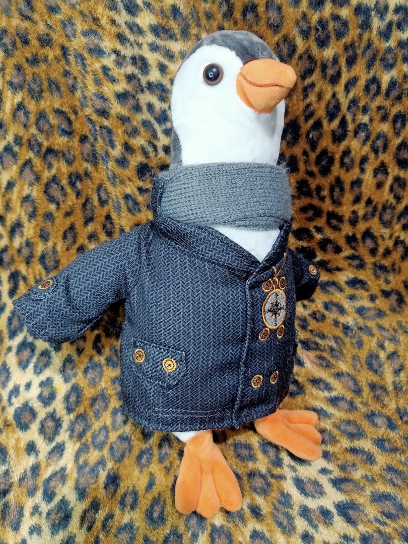 VERY CUTE WILBUR THE EXPLORER PENGUIN COMFORT PLUSH TOY BY BRITISH GAS ...