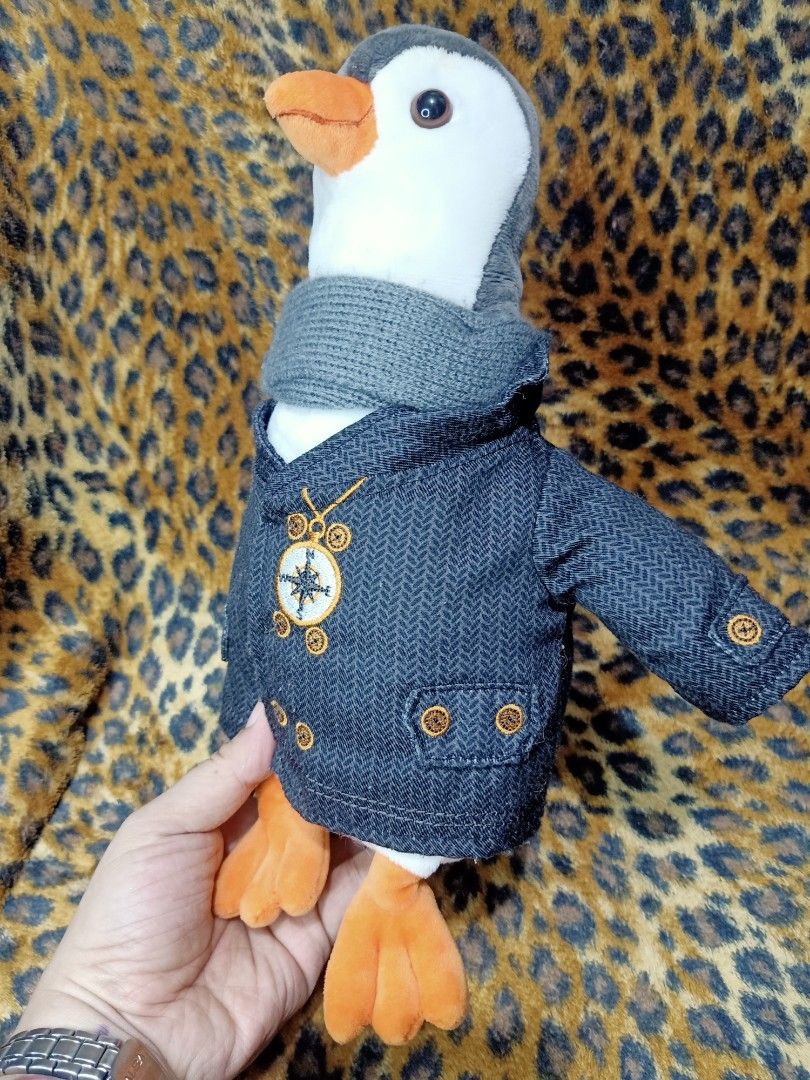 VERY CUTE WILBUR THE EXPLORER PENGUIN COMFORT PLUSH TOY BY BRITISH GAS ...