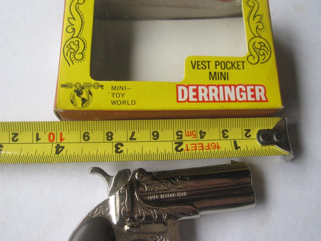 Vintage1970's Pocket Derringer Diecast Toy Cap Gun Double Barrel ...