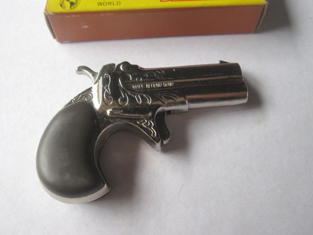 Vintage1970's Pocket Derringer Diecast Toy Cap Gun Double Barrel ...