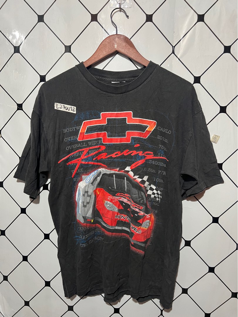 Vintage 1990s Chevrolet Racing Graphic T-shirt / Single Stitch, Men's ...