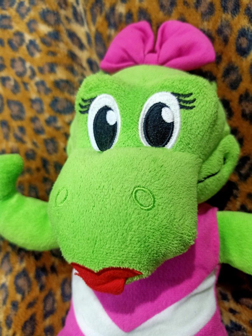 VINTAGE BIG SIZE PRETTY LIZZIE THE DINO / DRAGON PLUSH TOY, Hobbies ...