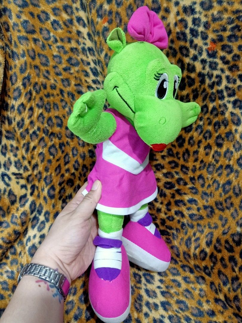 VINTAGE BIG SIZE PRETTY LIZZIE THE DINO / DRAGON PLUSH TOY, Hobbies ...
