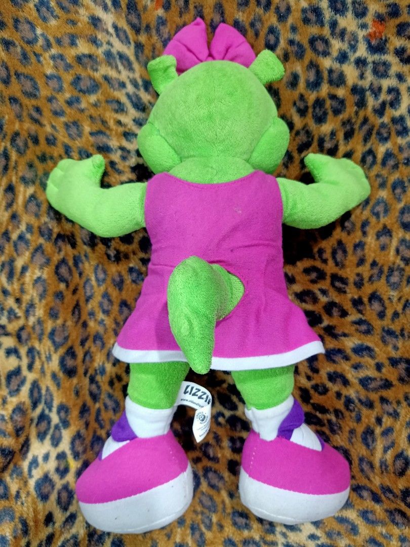 VINTAGE BIG SIZE PRETTY LIZZIE THE DINO / DRAGON PLUSH TOY, Hobbies ...