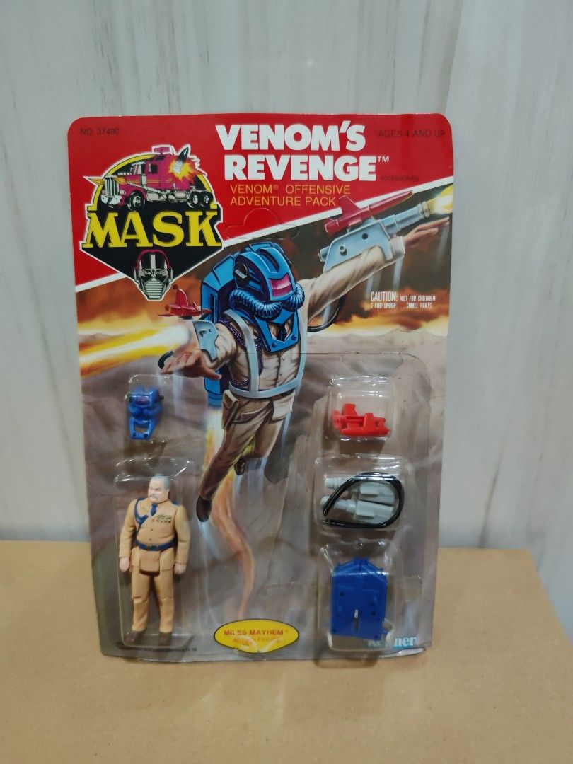 Vintage Kenner M.a.s.k Venom's Revenge Miles Mayhem MOC sealed, Hobbies & Toys, Toys & Games on ...