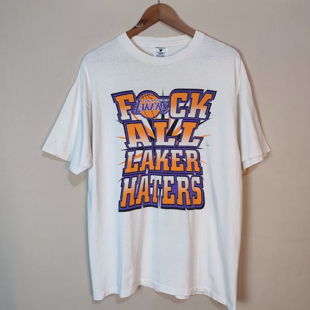 VINTAGE LAKERS - FCK LAKER HATER TEE, Men's Fashion, Tops & Sets ...