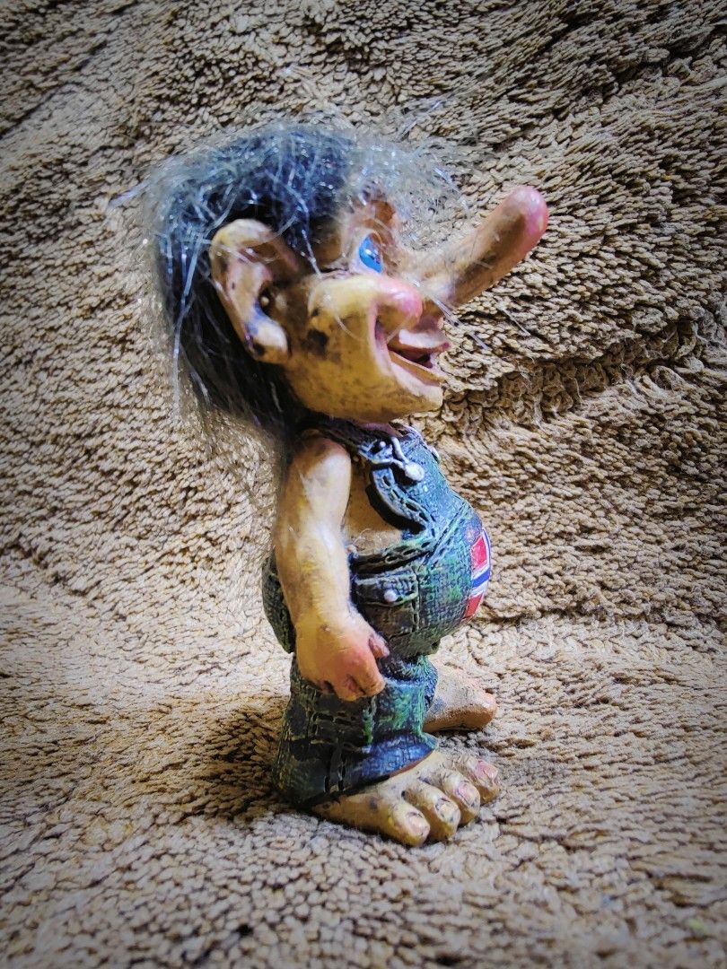 Vintage Norwegian Troll Resin Statue Figure, Hobbies & Toys, Toys ...