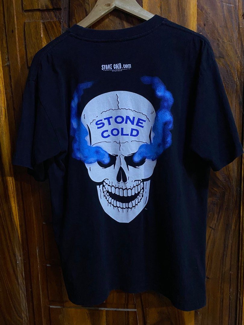 Vintage Stone Cold "What?" Shirt 2002, Men's Fashion, Tops & Sets ...