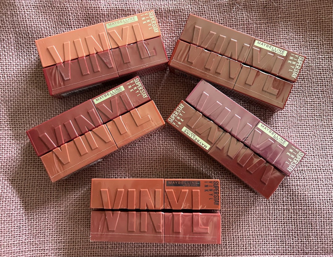 Maybelline Superstay Vinyl Ink Long Wear Lip Tint Liquid LipSticks 4 ...