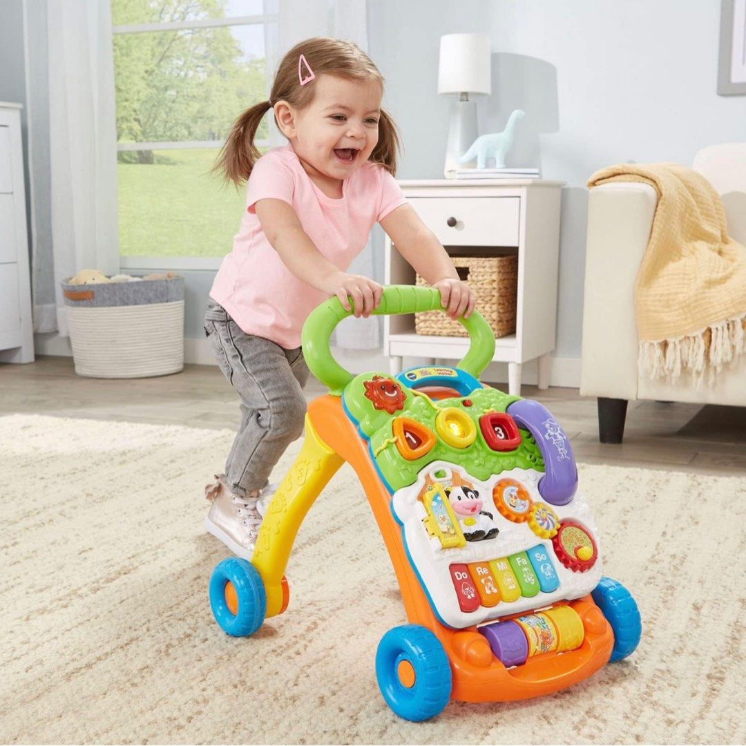 VTech Sit-to-Stand Learning Walker, Babies & Kids, Infant Playtime on ...