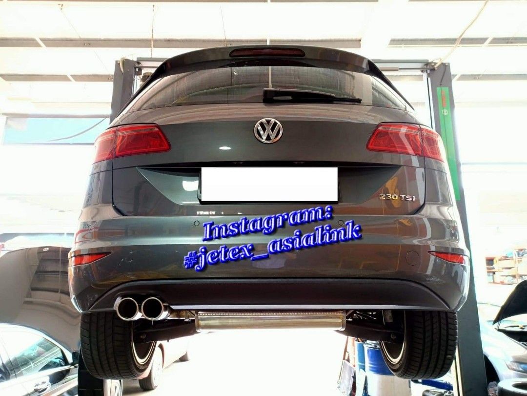 VW Sportsvan / Golf MK7 Jetex LTA compliant After Market Exhaust, Car ...