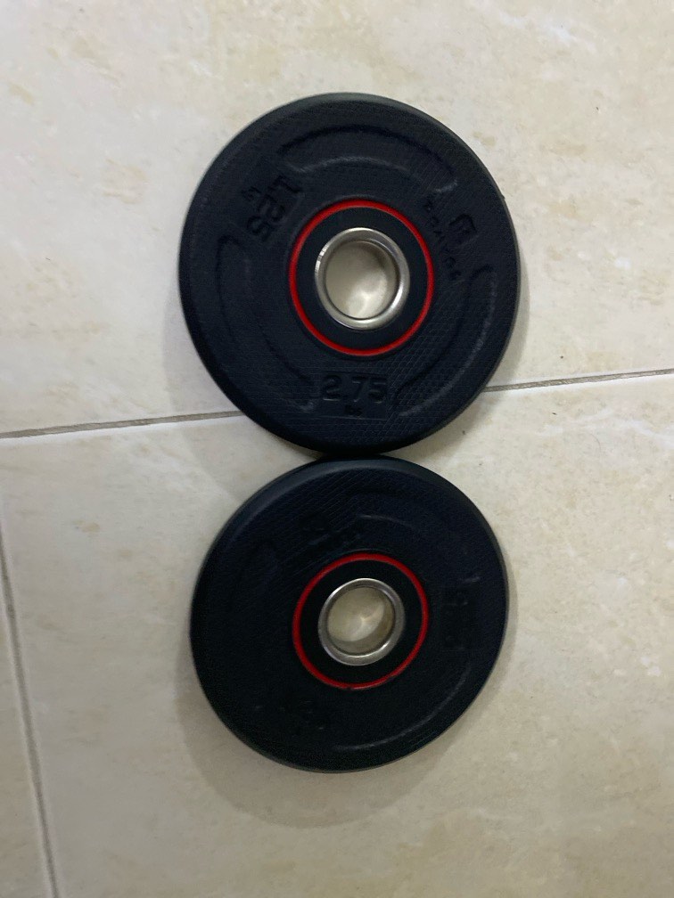 Decathlon Weights 1.25kg x 2, Sports Equipment, Exercise & Fitness, Weights & Dumbbells on Carousell