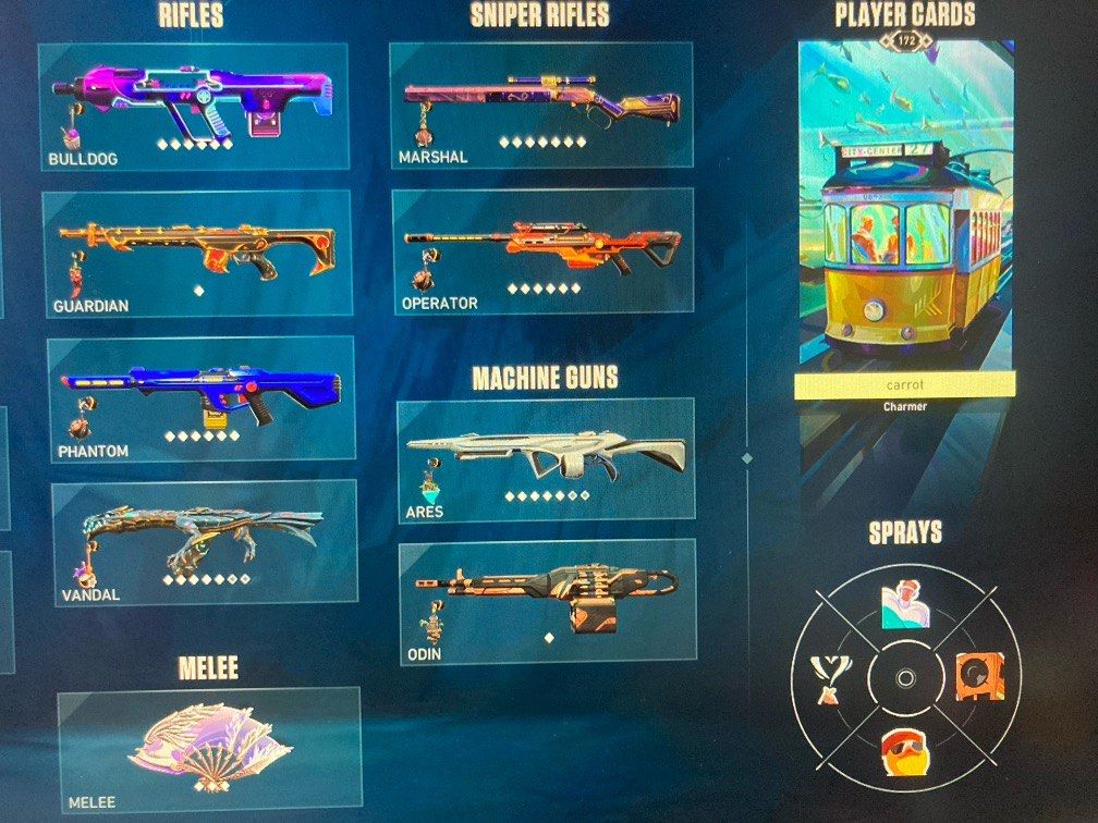 WTS SUPER STACKED PEAK IMMO ACC WITH MANY PREM SKINS (**OPEN TO NEGO ...