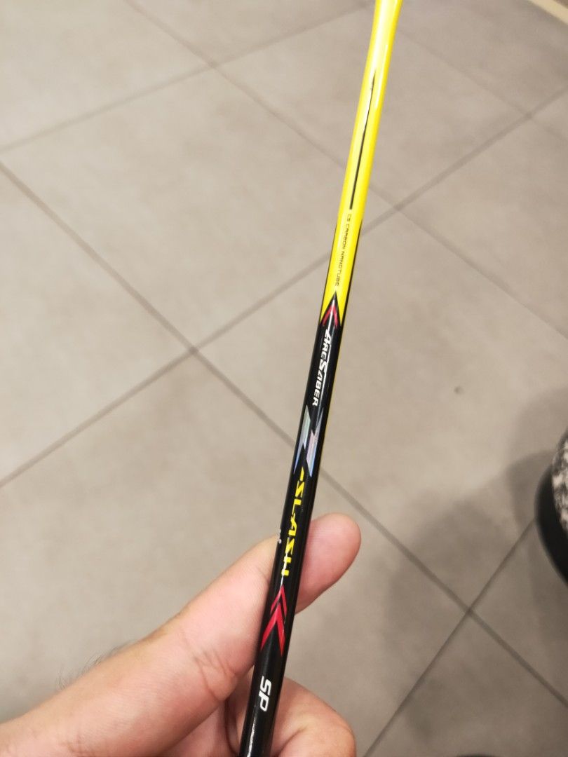 Yonex Arcsaber z slash, Sports Equipment, Sports & Games, Racket & Ball ...