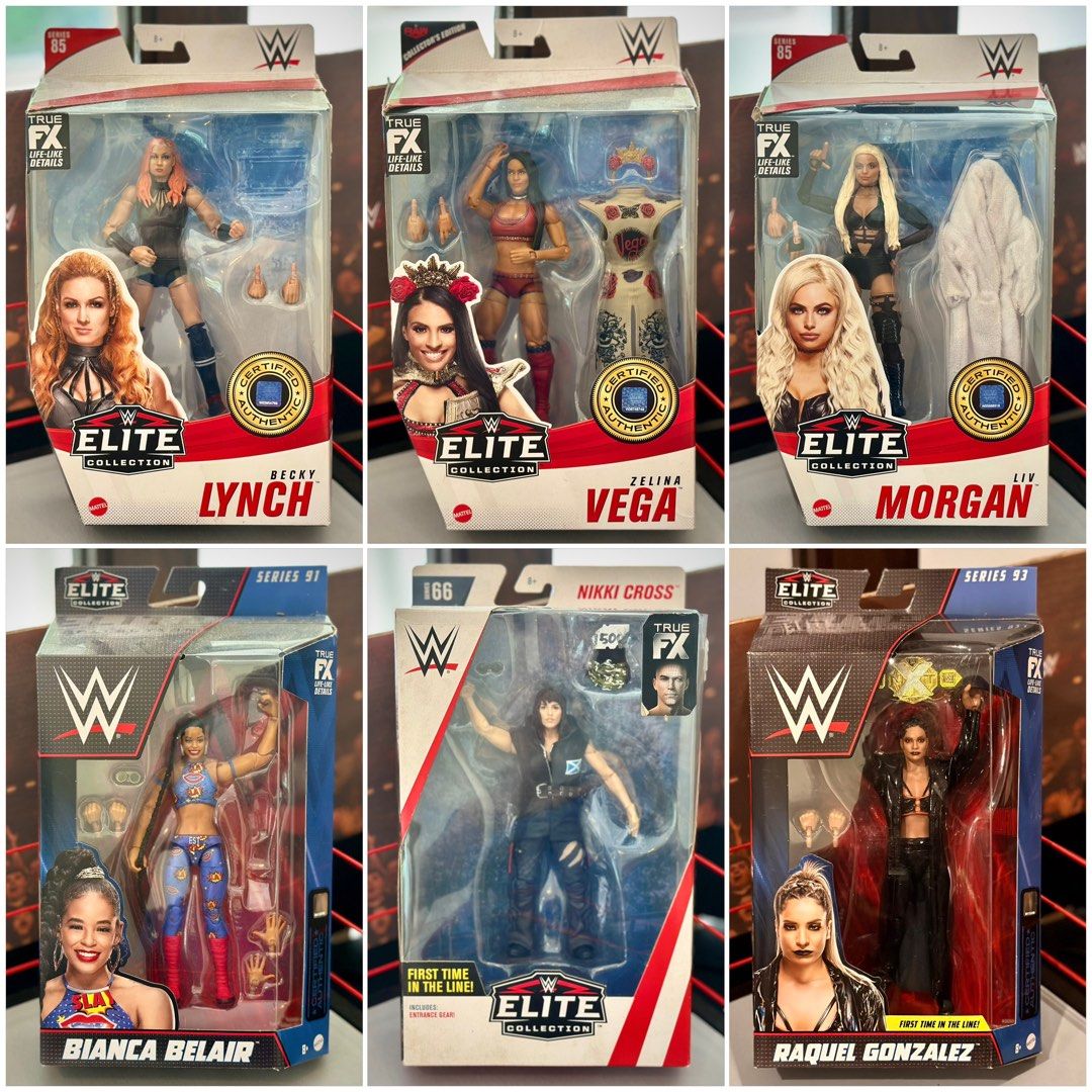 WWE Bianca Belair / Divas / Women Wrestler / Elite / Mattel Wrestling ...