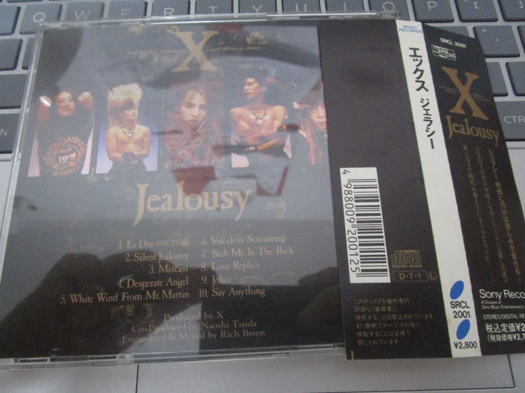 X JAPAN - JEALOUSY 日版, 興趣及遊戲, 音樂、樂器 & 配件, 音樂與媒體 - CD 及 DVD - Carousell