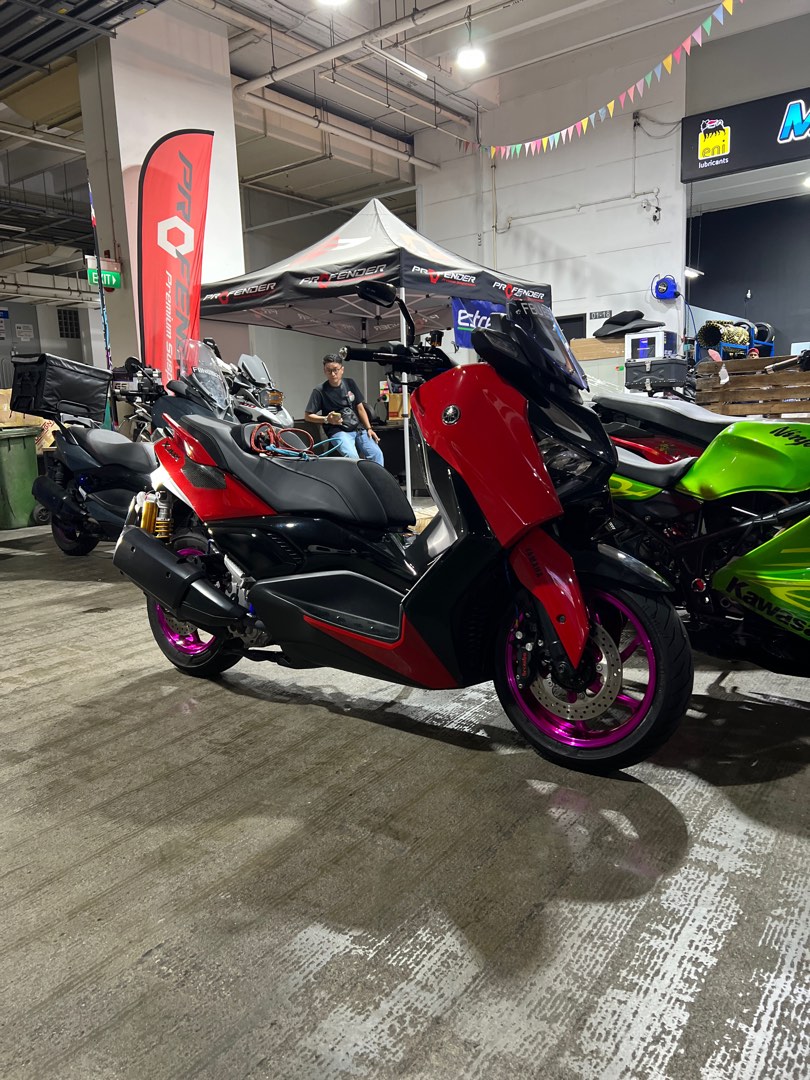 Xmax CNC rim, Motorcycles, Motorcycles for Sale, Class 2A on Carousell