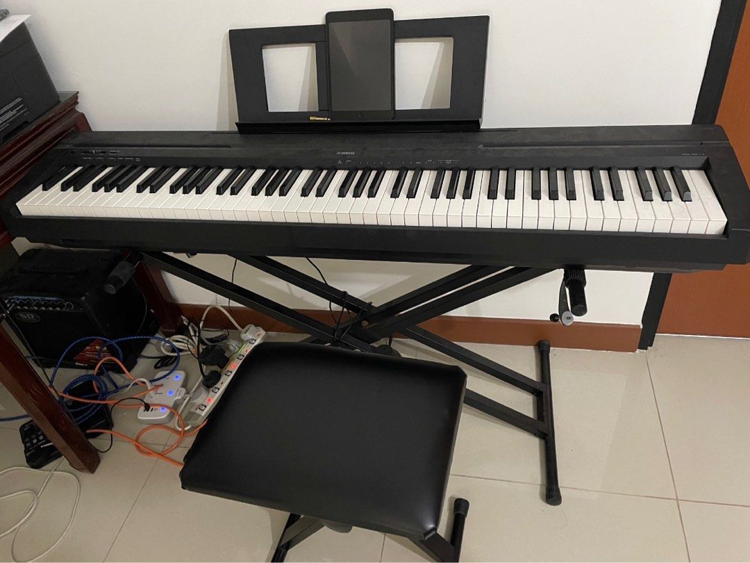 Yamaha digital piano p45, Hobbies & Toys, Music & Media, Musical ...