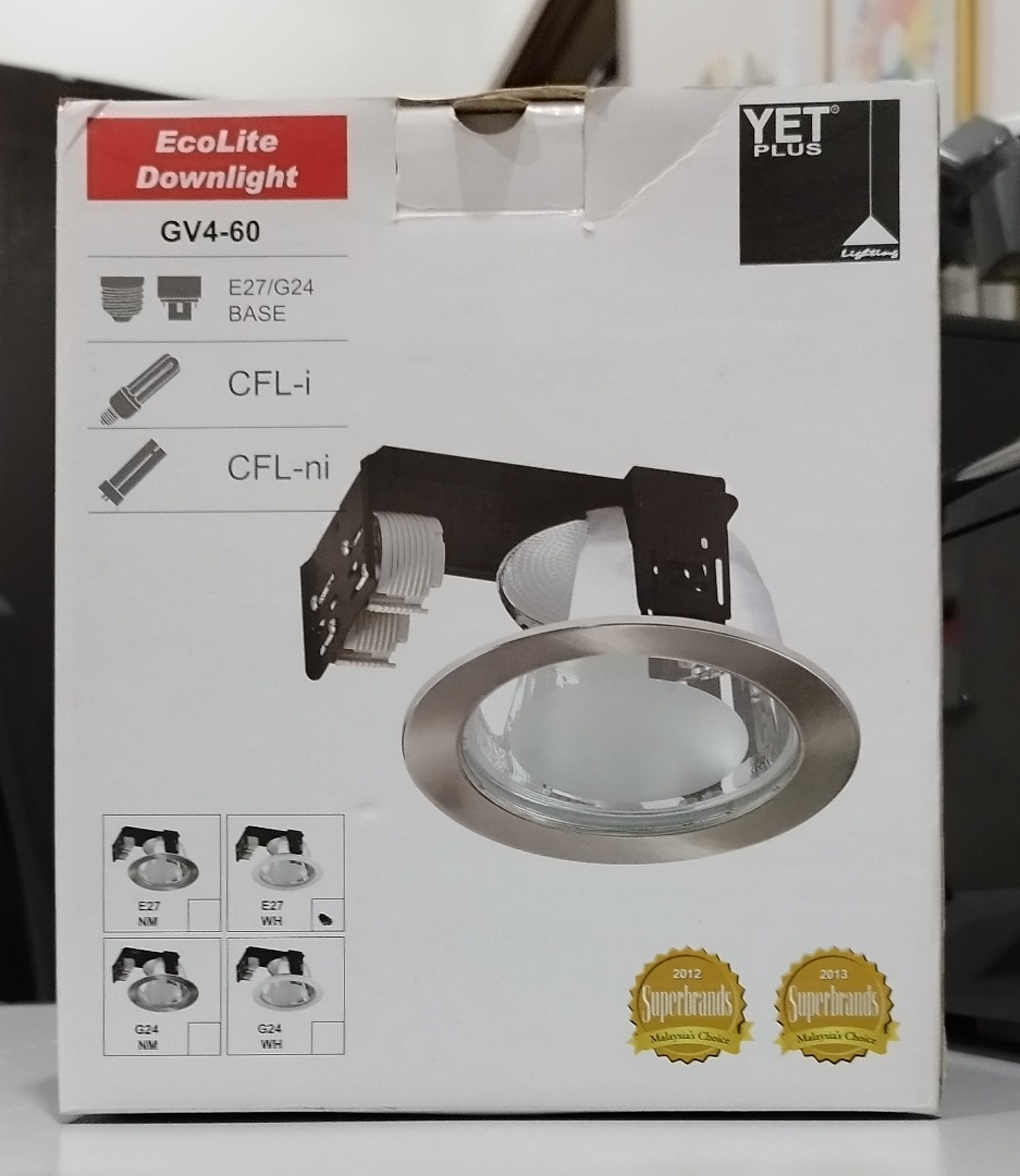 YET Downlight (Casing Only x 8 Units), Furniture & Home Living ...