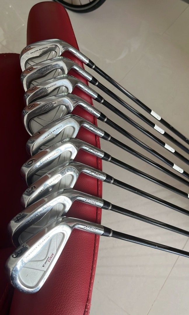YONEX V-Max Tour Iron Set 3-SW (9 pcs), Sports Equipment, Sports ...