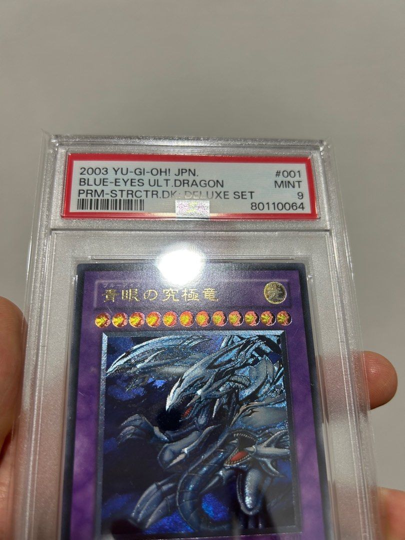 Yugioh Blue Eyes Ultimate Dragon PSA9, Hobbies & Toys, Toys & Games on Carousell