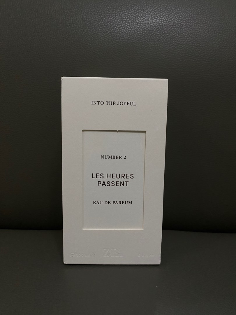 ZARA INTO THE JOYFUL NUMBER 2 LES HEURES PASSENT EDP 100ML FULL SIZE ...