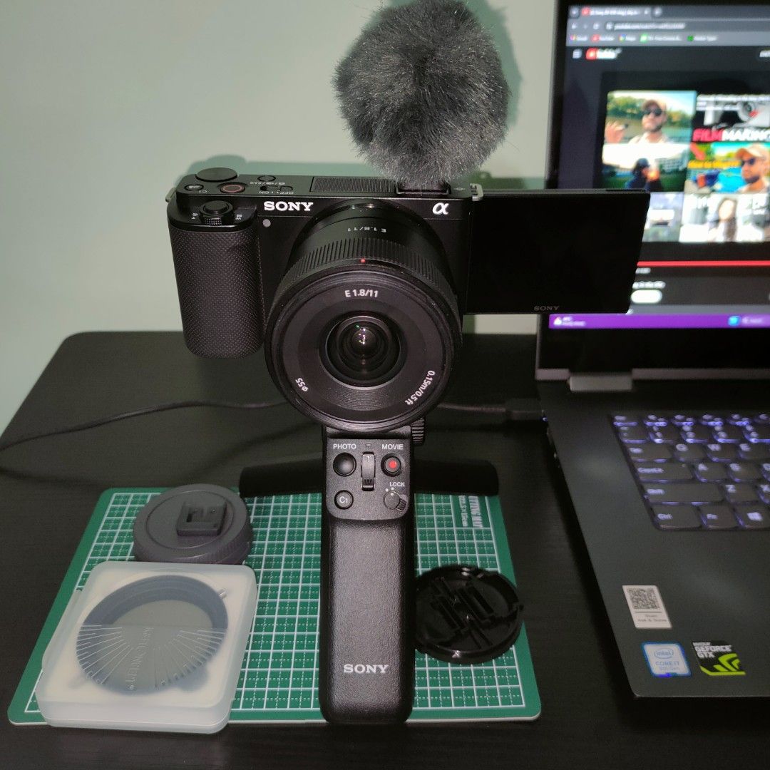 Zve10 full vlogging set, Photography, Cameras on Carousell