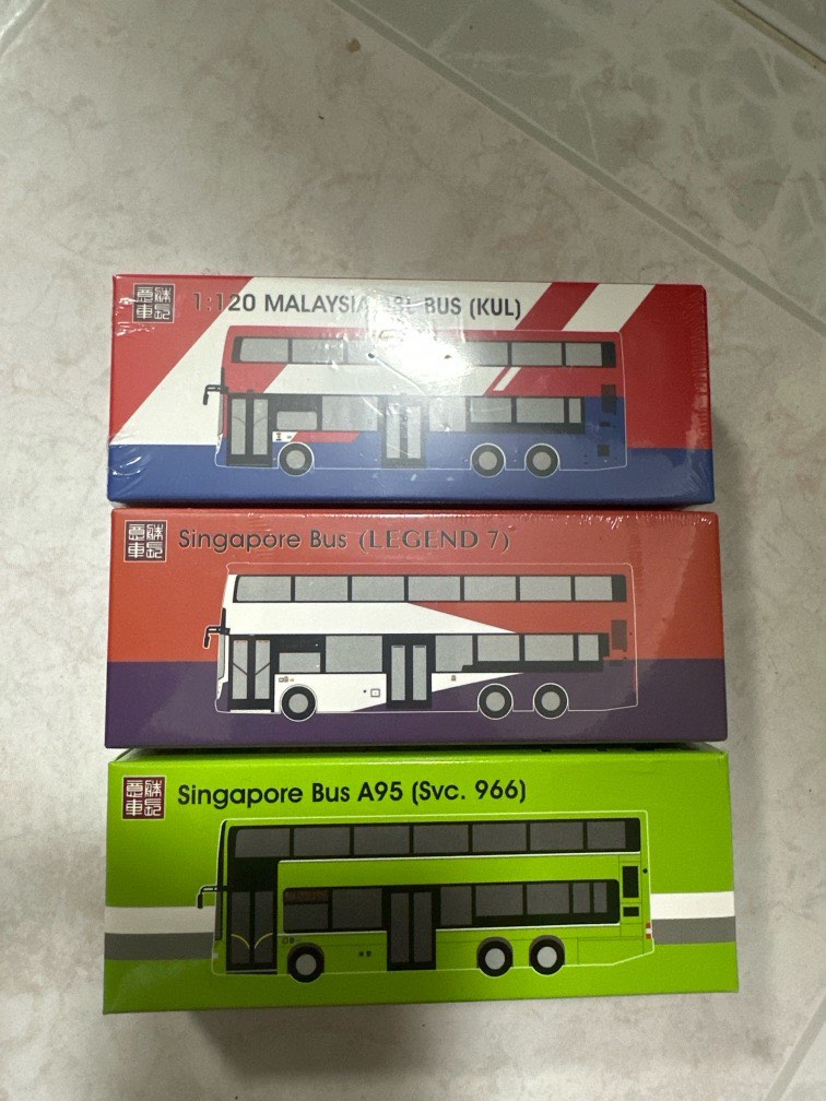 (Limited pieces)(1/120 bus set) volvo b8l Rapid KL & SBS Transit ...