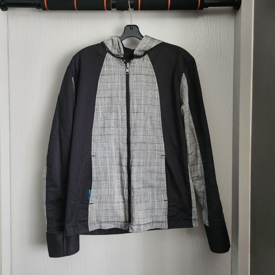 2 ways jacket (inside out) with changable collar / hoodie, Men's ...