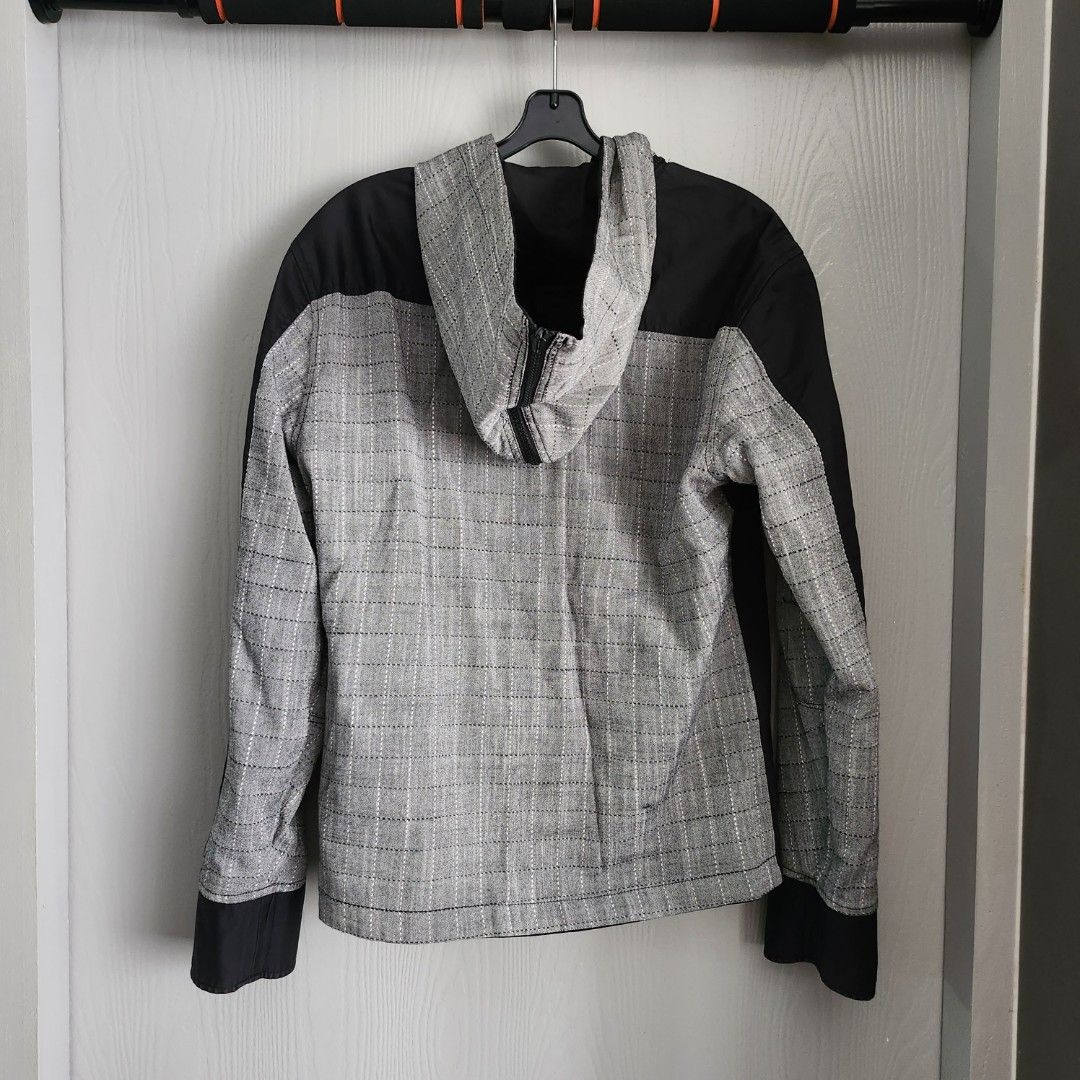 2 ways jacket (inside out) with changable collar / hoodie, Men's ...