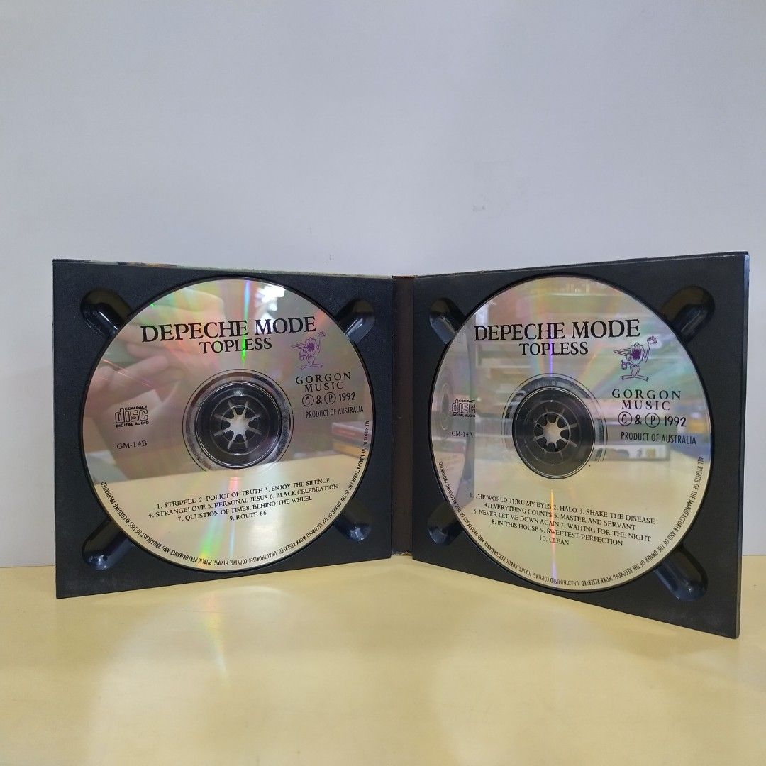 (2CD) DEPECHE MODE - TOPLESS, Hobbies & Toys, Music & Media, CDs & DVDs on Carousell