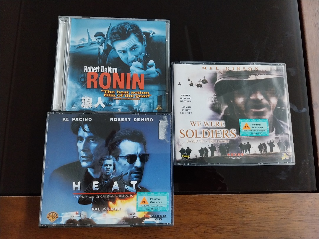 3 Classic Movies: Heat and Ronin by Robert Deniro/Al Pacino and We were ...