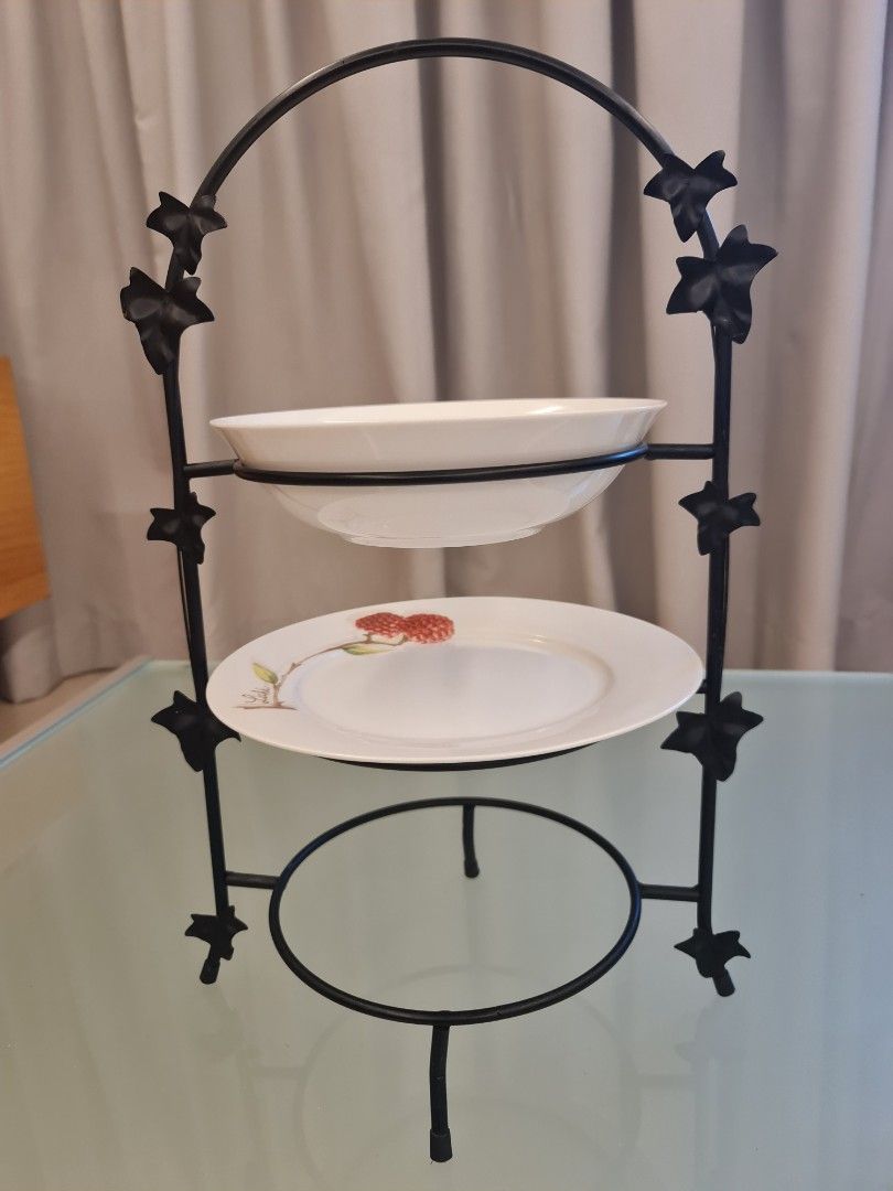 3 tier metal plate rack, Furniture & Home Living, Kitchenware ...