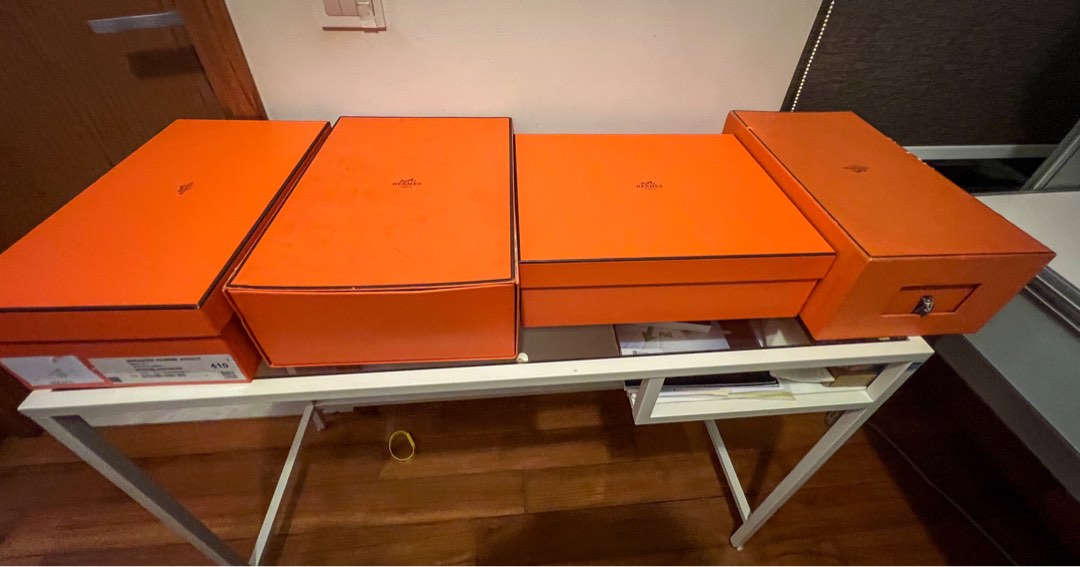 4 Hermes Boxes Authentic, Luxury, Accessories on Carousell