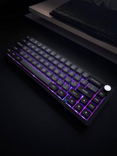 87% TKL Custom Mechanical Keyboard (Full White keycaps), Computers ...