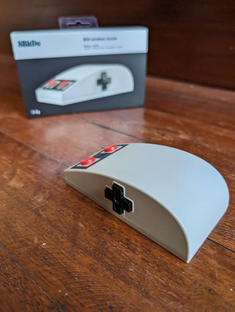 8bitdo N30 2 4g Wireless Retro Mouse With 3d Touch Panel And Side Buttons For Pc Windows And Macos