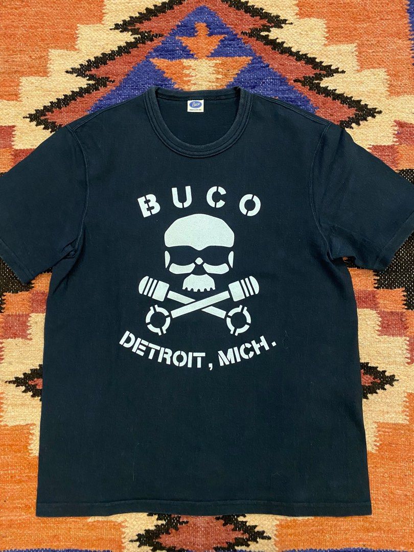 日本製 Buco logo tee 經典定番 the real McCoys 復刻 thurs 購入 S號, 他的時尚, 上衣與西裝, T恤 ...