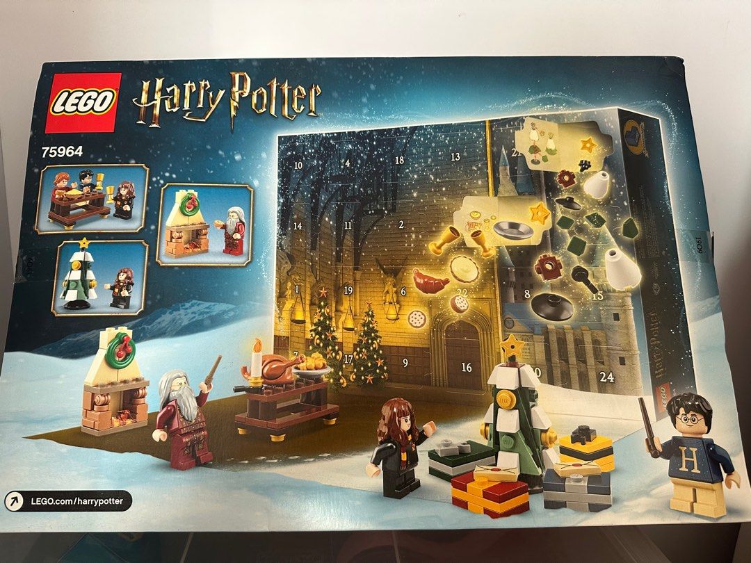 絕版 Lego Harry Potter advent calendar Lego 75964, 興趣及遊戲, 玩具 & 遊戲類 ...
