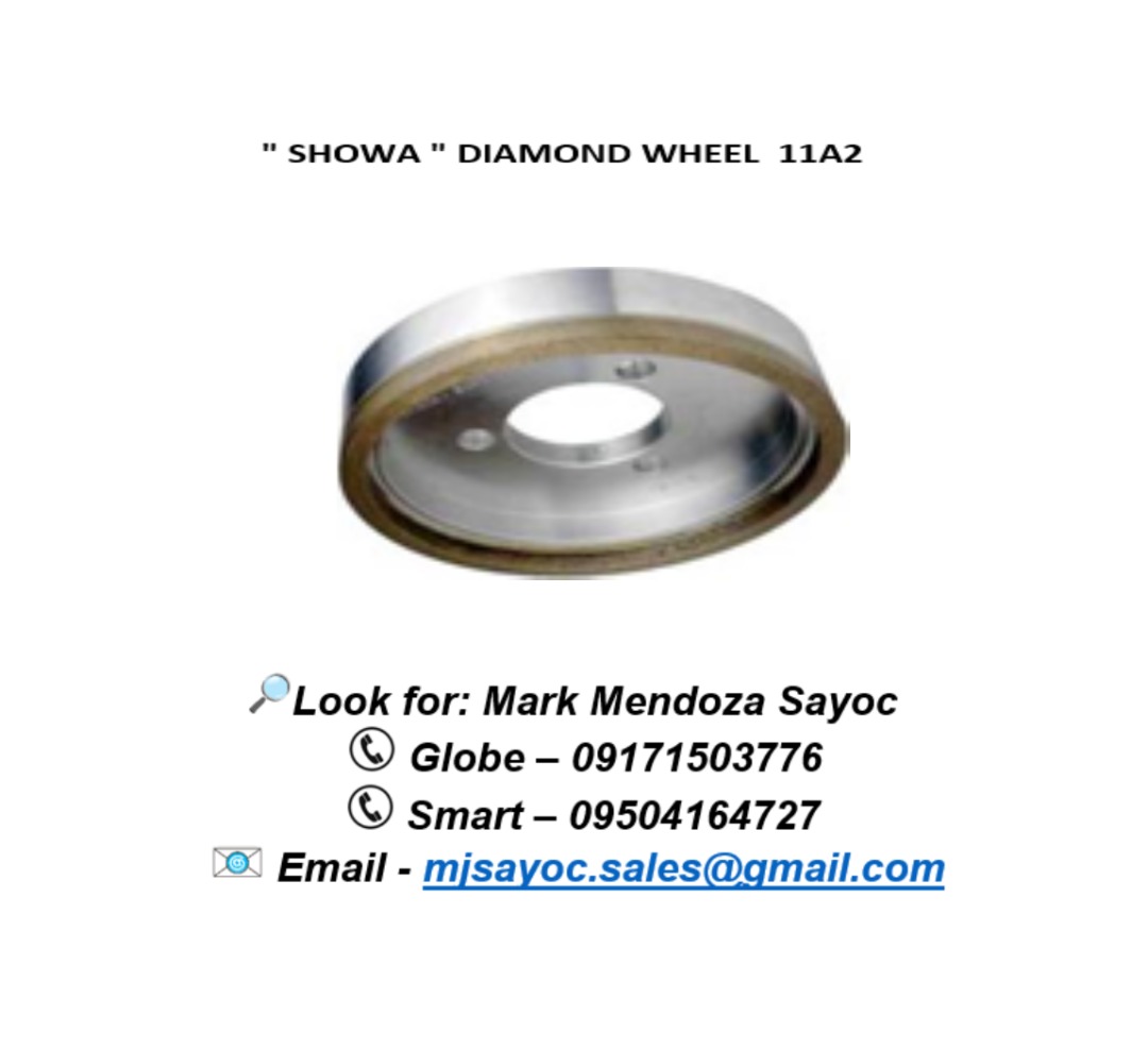 " SHOWA " DIAMOND WHEEL 11A2, Commercial & Industrial, Construction ...