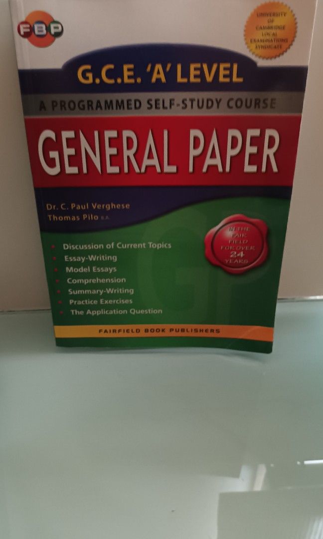 A Level general paper guide book, Hobbies & Toys, Books & Magazines ...