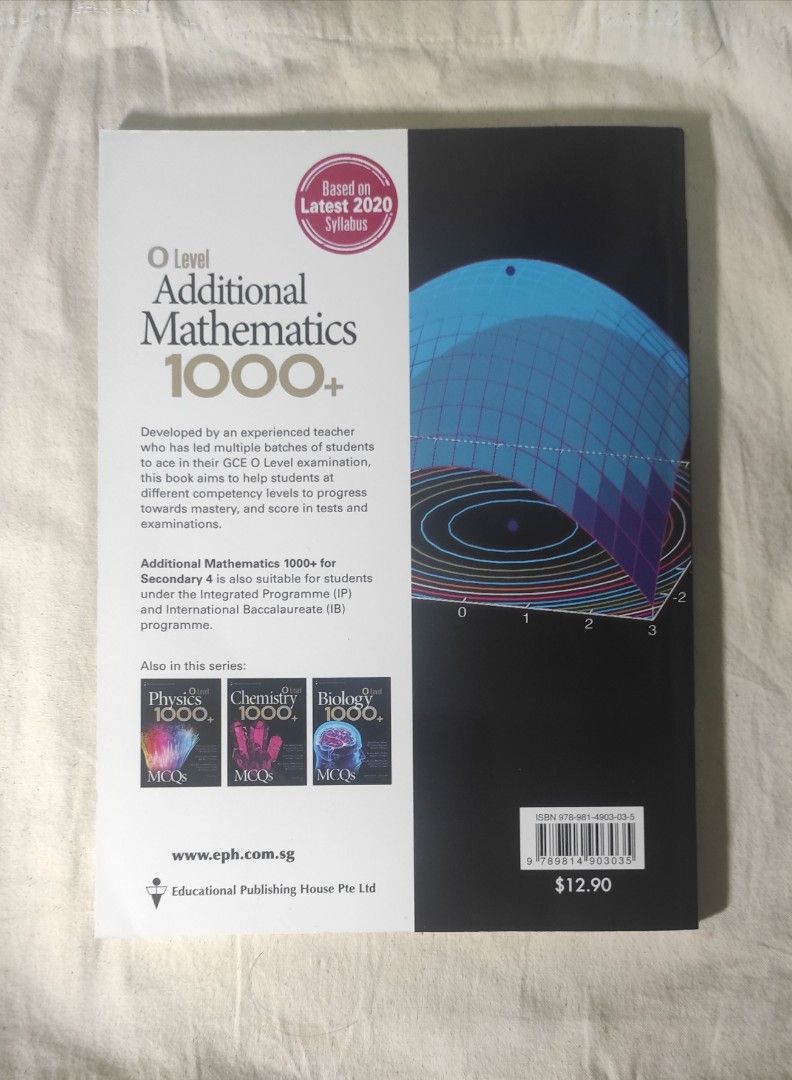 Additional Mathematics, Hobbies & Toys, Books & Magazines, Assessment ...