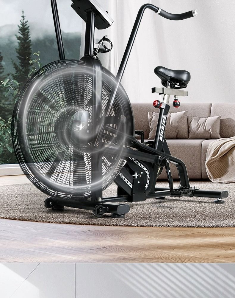 AirBike Pro: The Ultimate Smart Fan Resistance Exercise Bike for Home ...