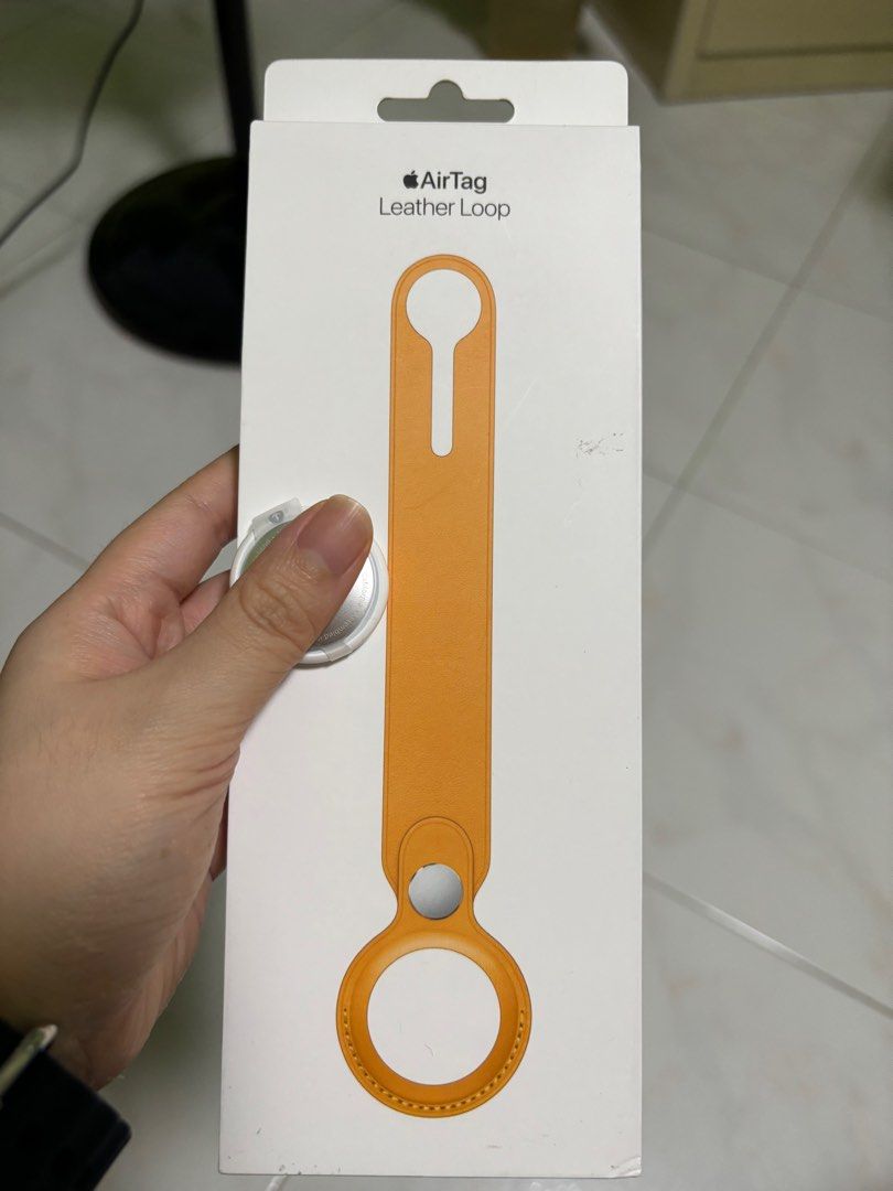 Airtag leather loop and airtag, Mobile Phones & Gadgets, Other Gadgets on Carousell