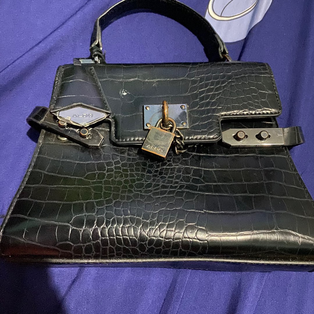 ALDO black kelly two way bag, Women's Fashion, Bags & Wallets, Cross ...