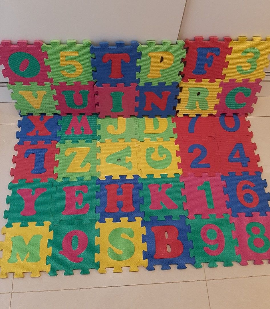 Alphabets n Numbers Playmat, Babies & Kids, Infant Playtime on Carousell