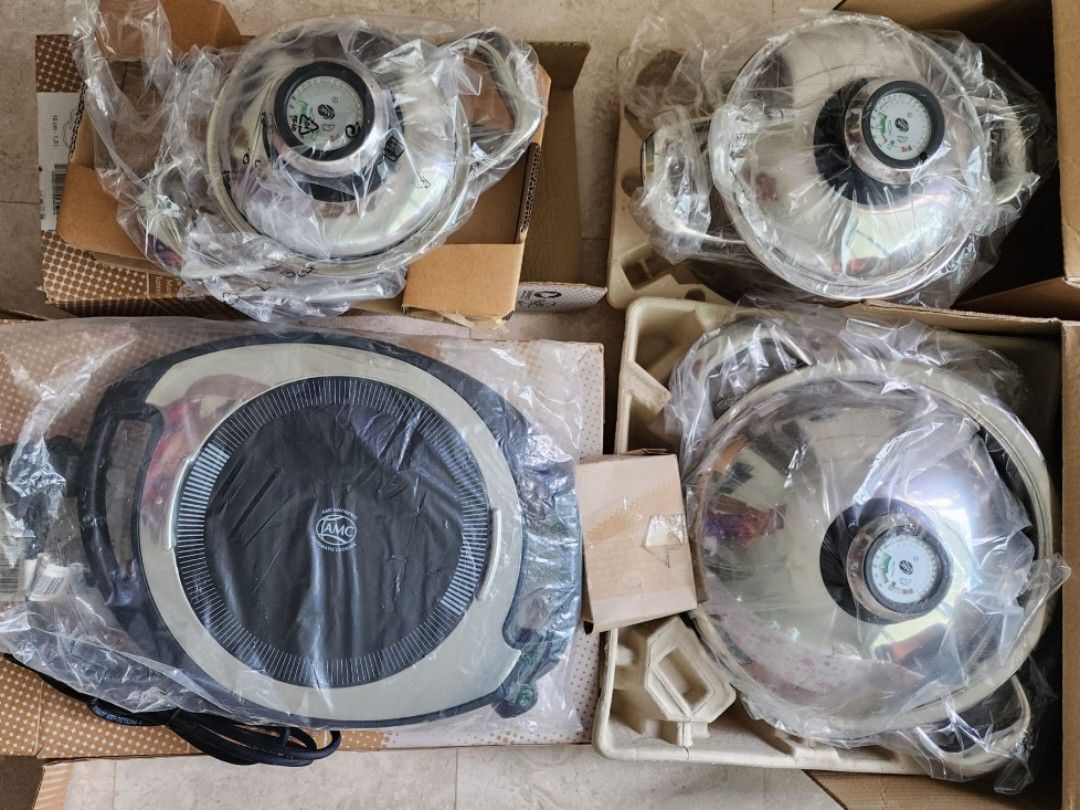 AMC premium stainless steel cookware, Furniture & Home Living ...