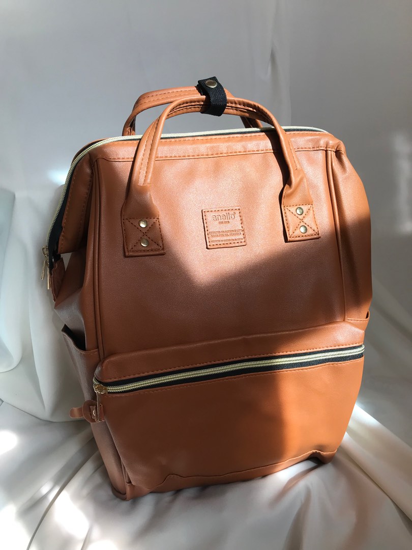 Anello Brown Backpack, Women's Fashion, Bags & Wallets, Backpacks on ...