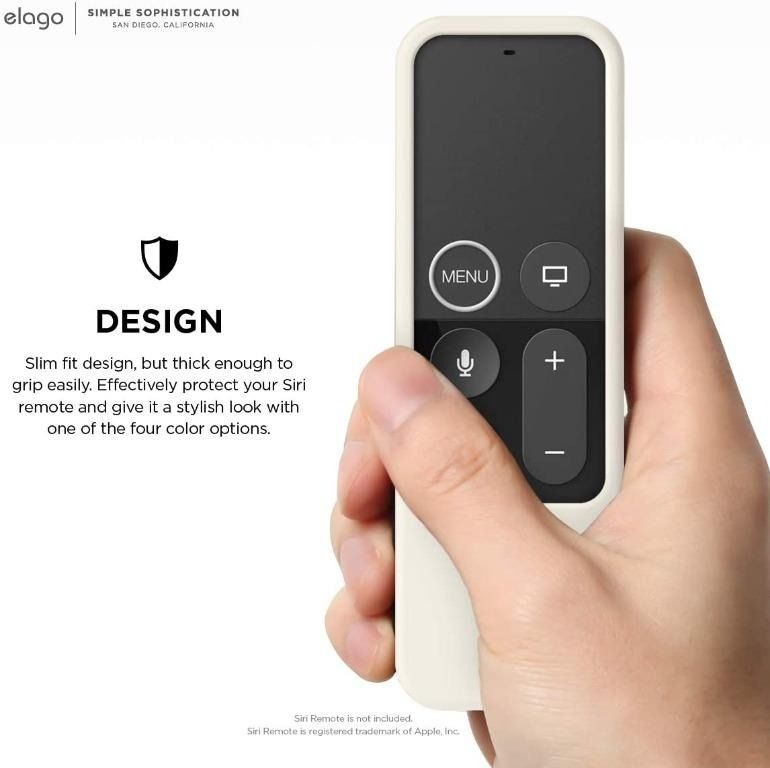 Apple TV Siri Remote 4K (5th) / 4th Generation Scratch-Free Silicone ...