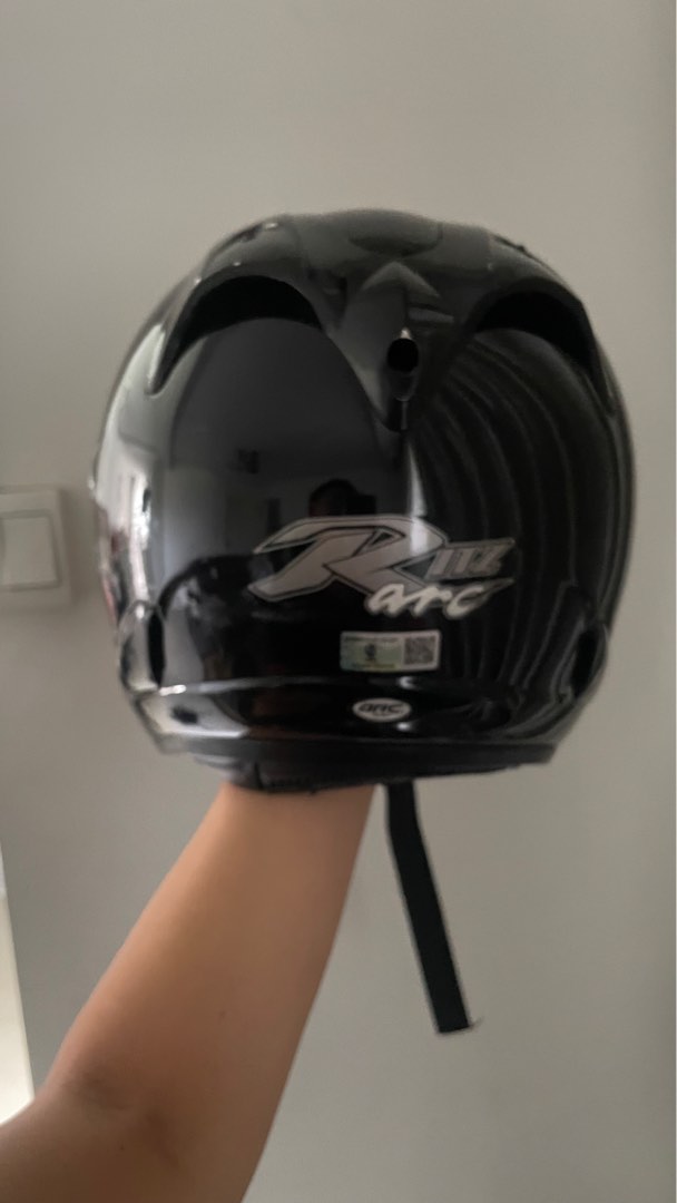 Arc Ritz black, Motorcycles, Motorcycle Apparel on Carousell