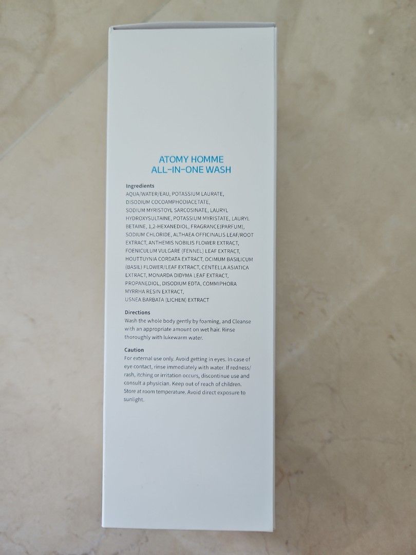 Atomy Homme All-In-One Wash, Beauty & Personal Care, Bath & Body, Bath ...